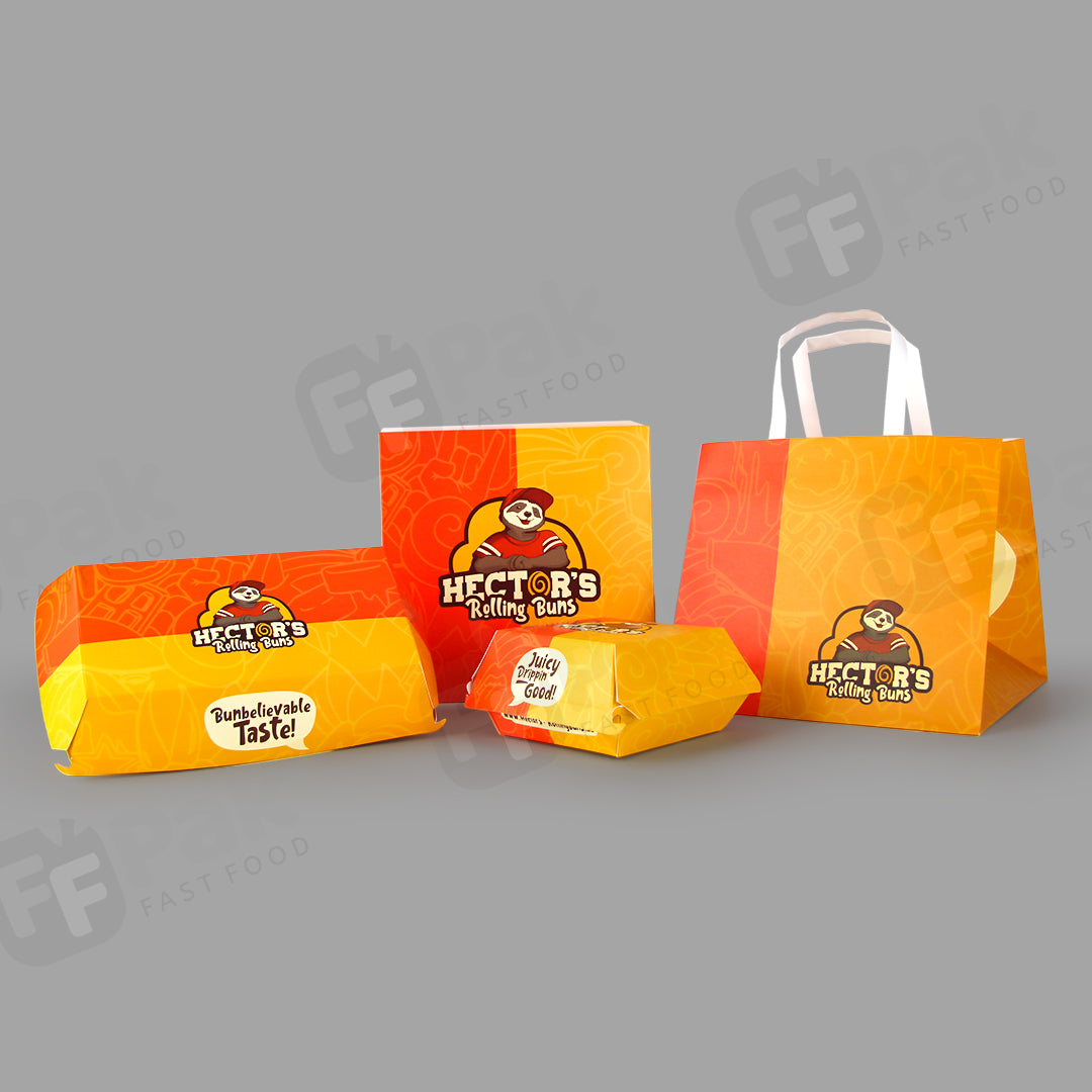 Customize Branded Buger Series Packaging Solution – Fastfoodpak