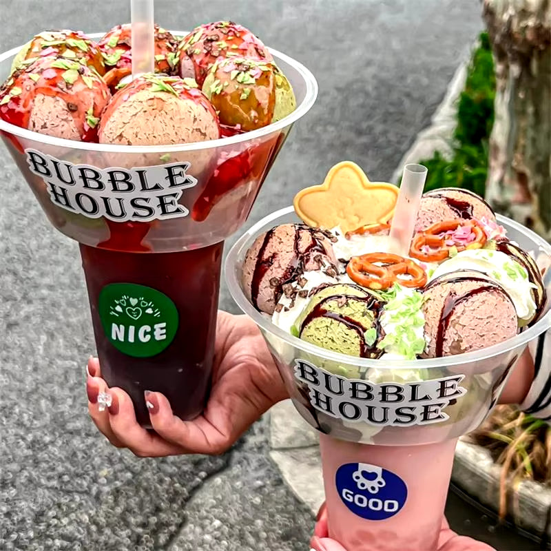 Bespoke 2 In 1 Hot Pot Cup Steak Cup Fried Chicken Milk Tea Snack And ...