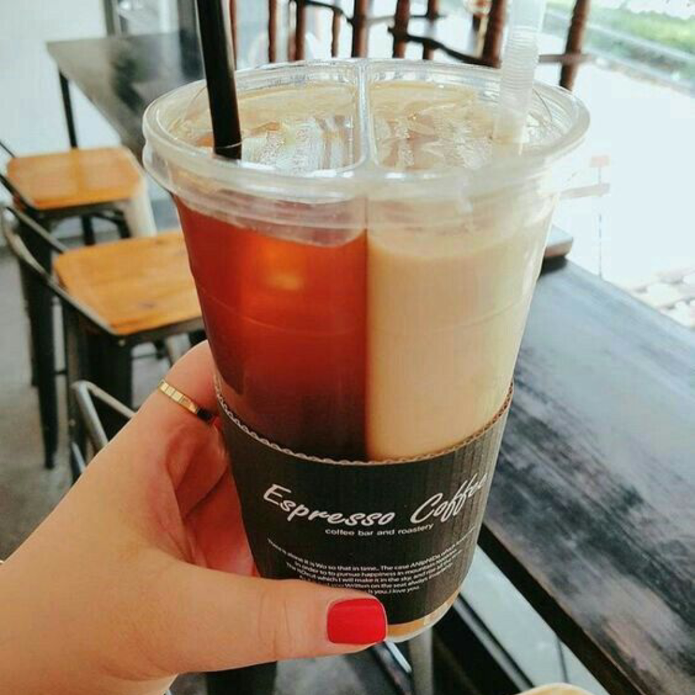 Custom Double Enjoy Twins Split Bubble Tea Cup | Fastfoodpak