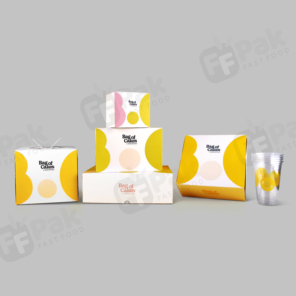 Customized Branded Cake Bakery Series Packaging Solution – Fastfoodpak