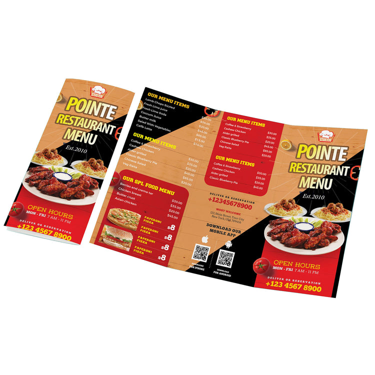 Customized Printed Flyer Trifold Brochure Instruction Manual ...