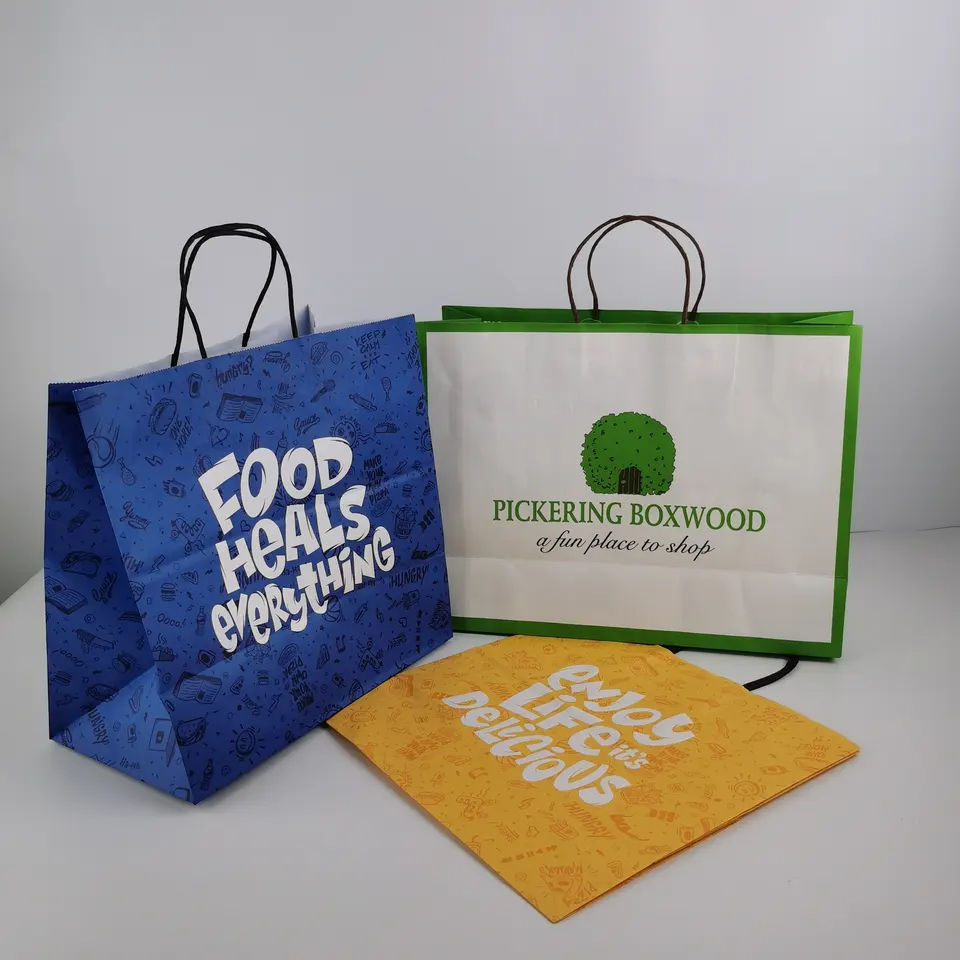 Take Away Paper Bags – Fastfoodpak