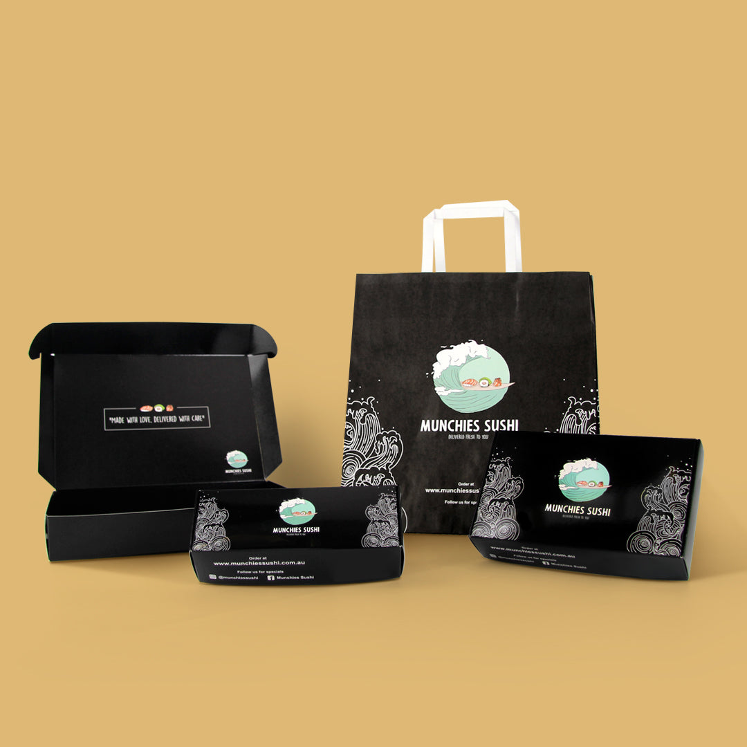 Customized Branded Sushi Series Packaging Solution – Fastfoodpak