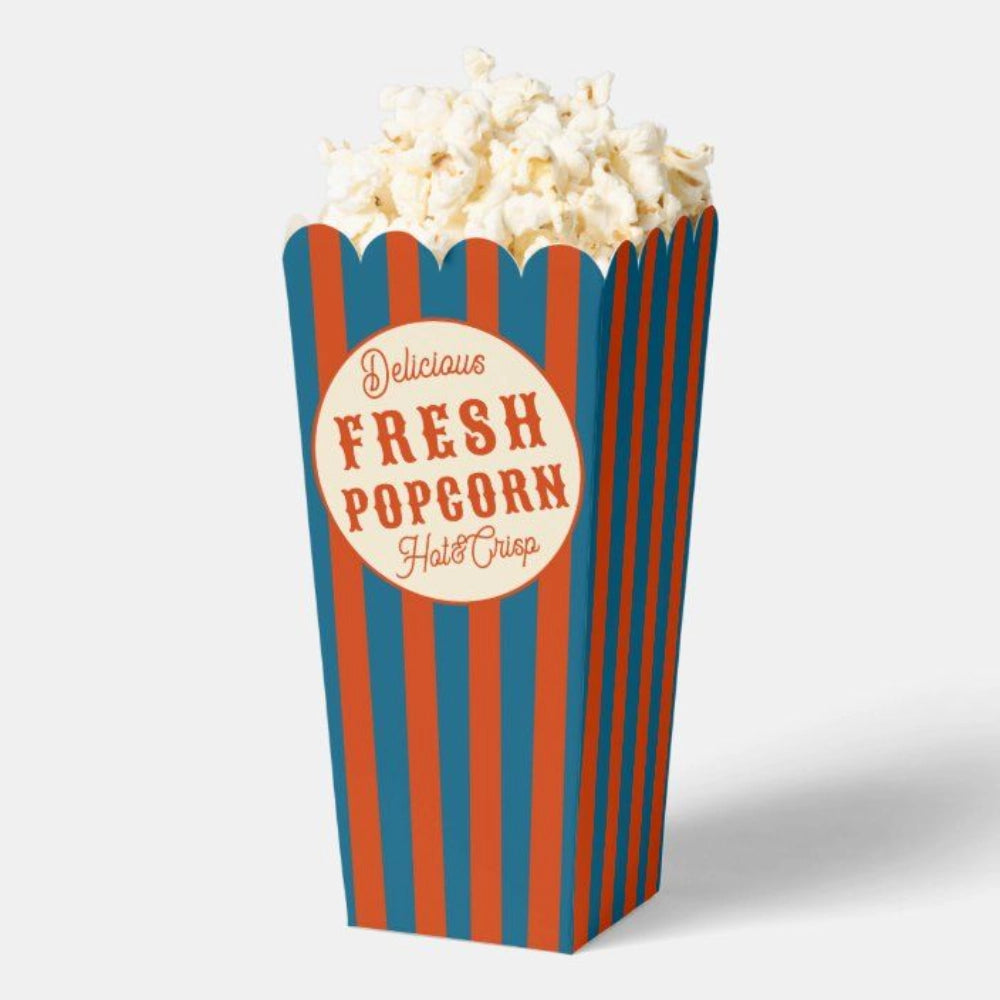 Sturdy Cardboard Popcorn Boxes for Snacks, Events & Theaters – Fastfoodpak
