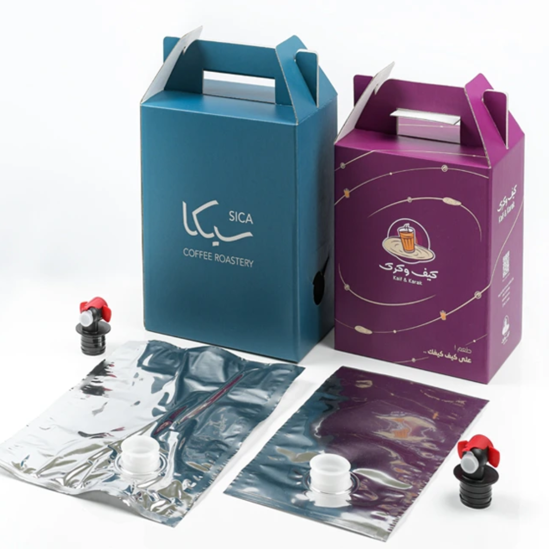 Costom 1.5L 2L 3L Disposable Coffee Bag In Box With Vitop Valve Coffee ...