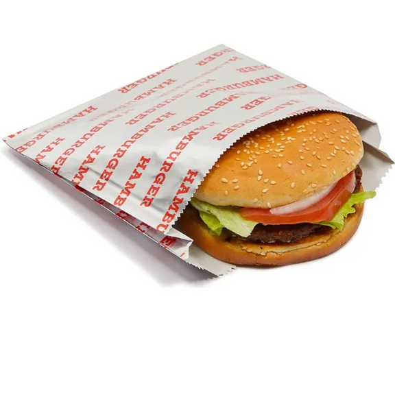 Disposable Hot Food Packing Bags Burger Sandwich Street Snacks Hot Dog ...