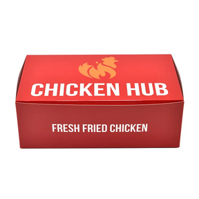 Custom Logo Design Carton Takeaway French Fries Chicken Packaging Box ...
