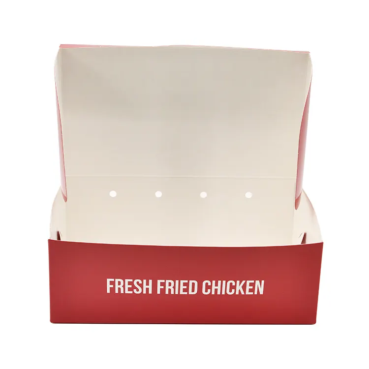 Custom Logo Design Carton Takeaway French Fries Chicken Packaging Box ...